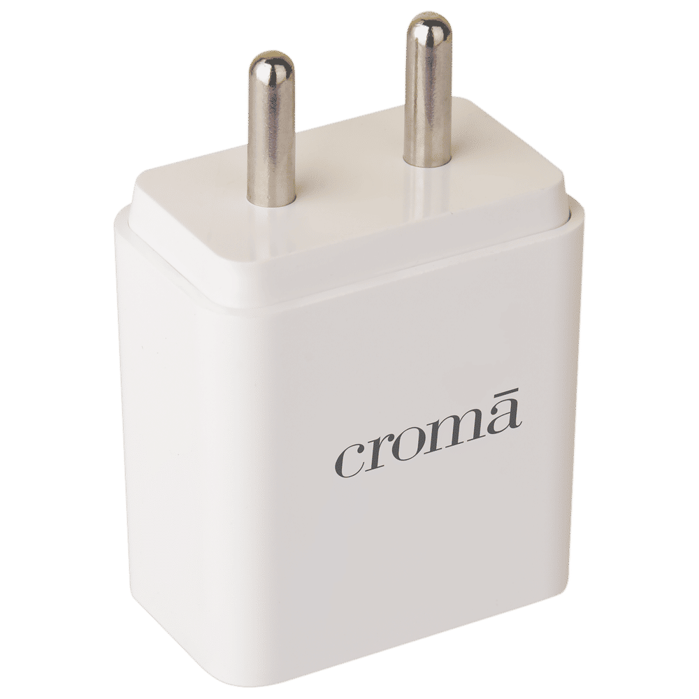 Buy Croma 20w Type A And Type C 2 Port Fast Charger Type C Cable Apple